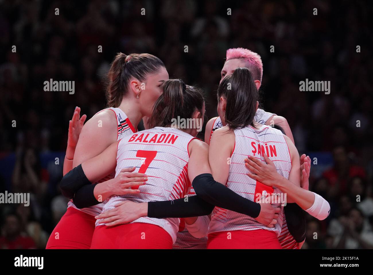 ANKARA, TURKIYE - JUNE 03, 2022: Turkiye players celebrating score ...