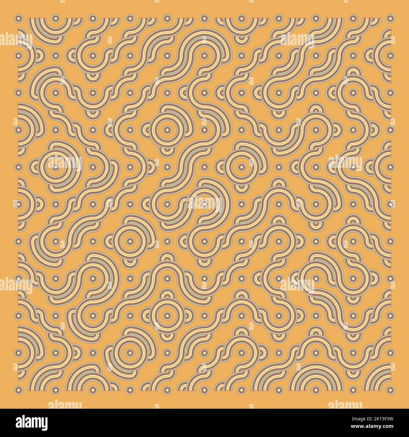 Random color rounded truchet tiling illustration Stock Vector Image ...