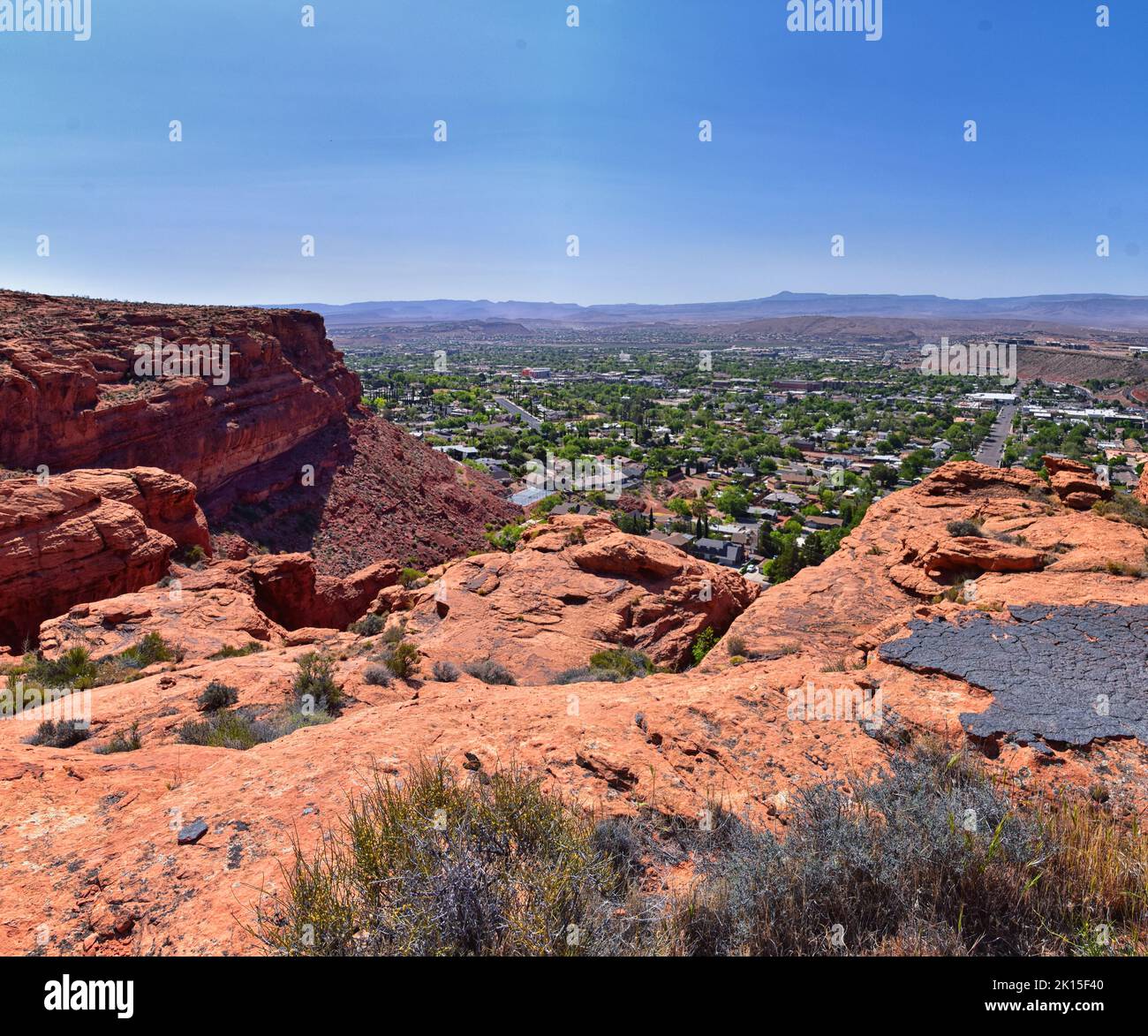 Saint George hiking trail Owen’s Loop via Brooks Nature Trail views of ...