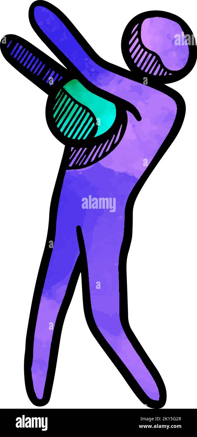 Football player dribbling hand Stock Vector Images - Alamy