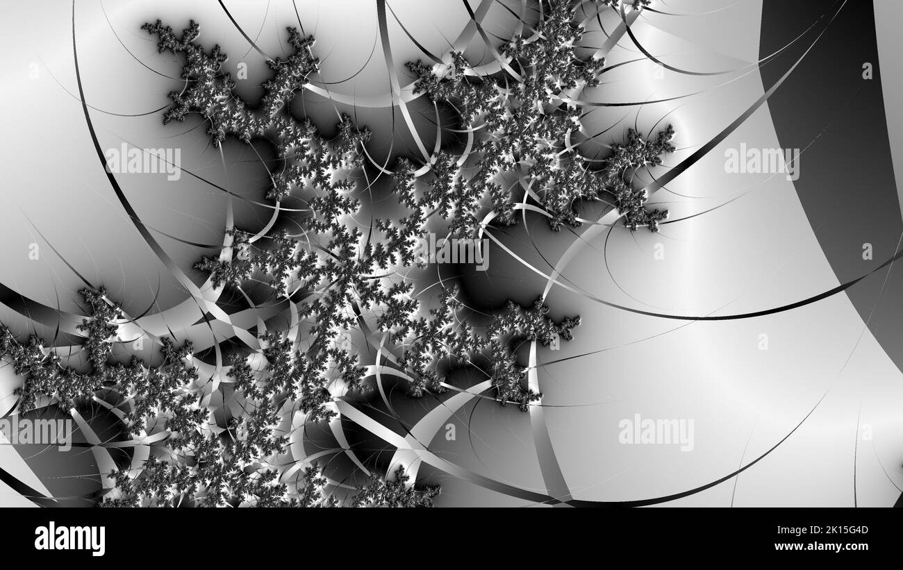 Abstract Computer generated Fractal design. A fractal is a never-ending ...