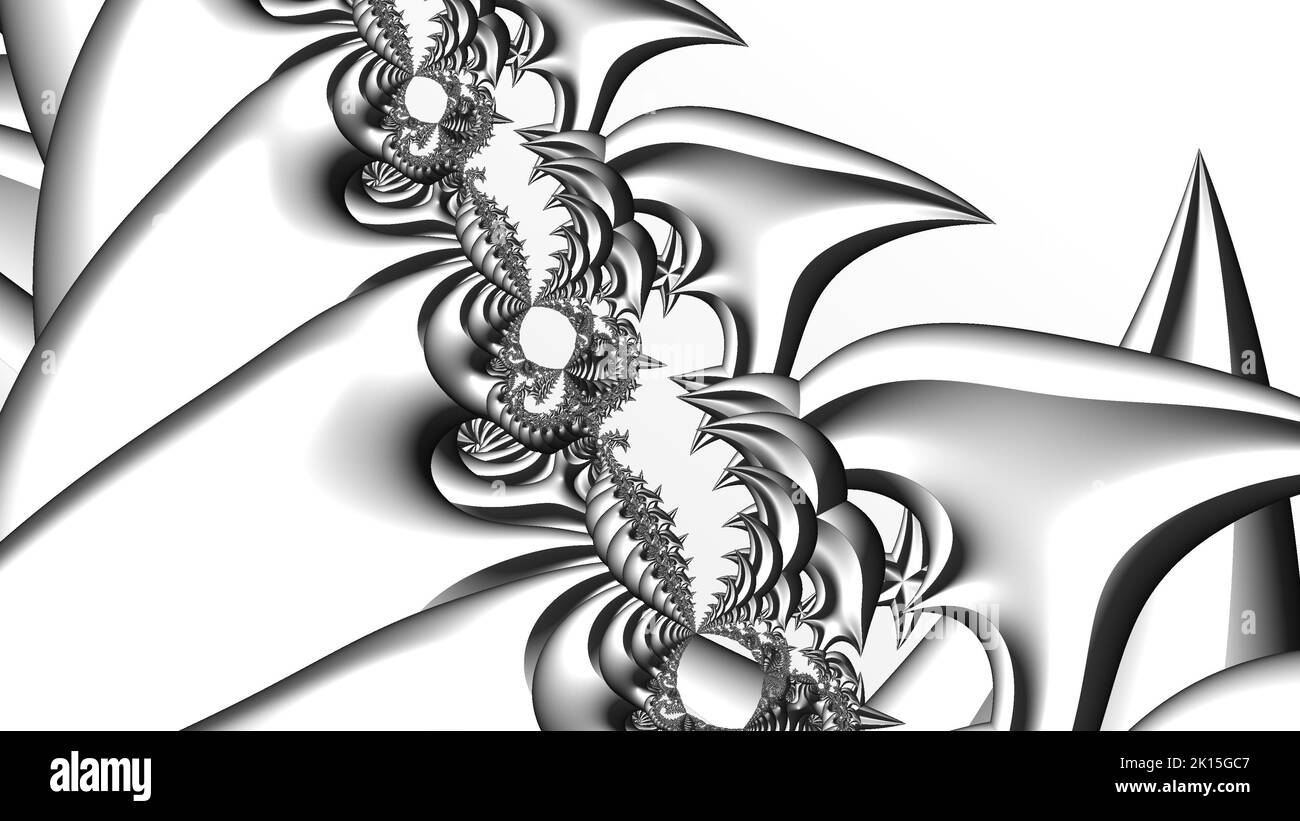 Abstract Computer generated Fractal design. A fractal is a never-ending ...