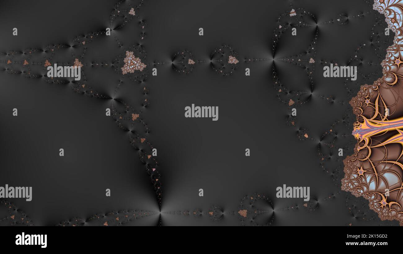 Abstract Computer generated Fractal design. A fractal is a never-ending ...