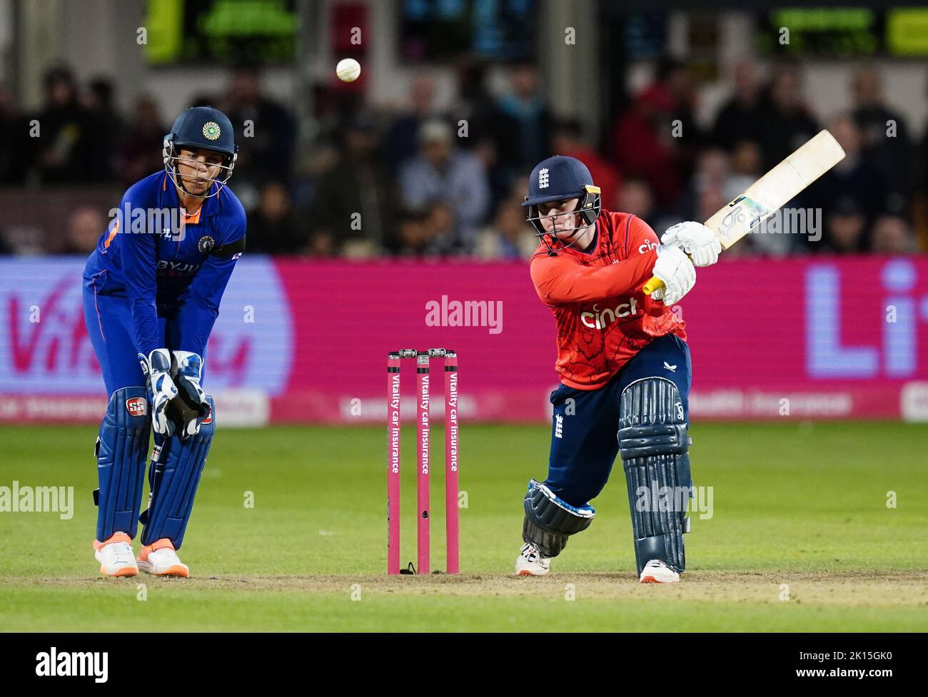 England's Bryony Smith during the third T20 International match at the ...
