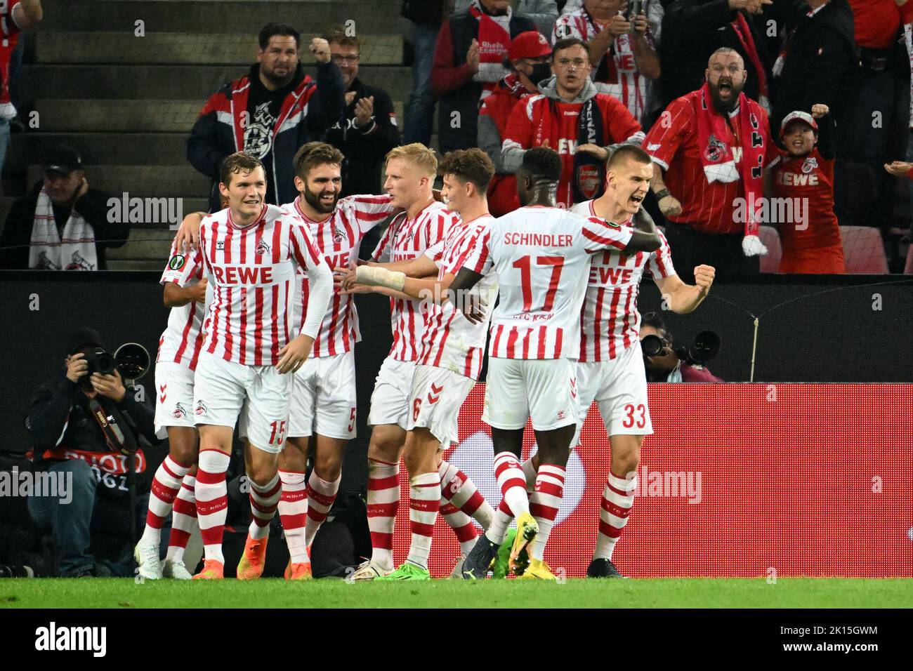 Cologne, Germany. 15th Sep, 2022. Soccer: UEFA Europa Conference League ...