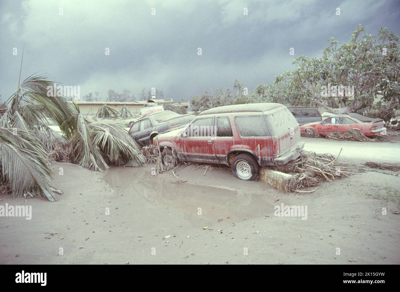 After the volcanic eruption of Mount Pinatubo Caldera, Olongapo ...