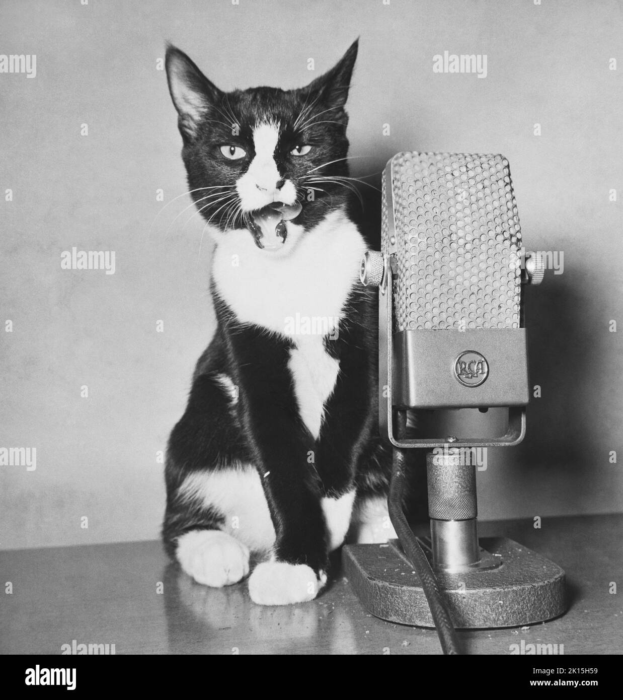 Broadcast vintage Black and White Stock Photos & Images - Alamy