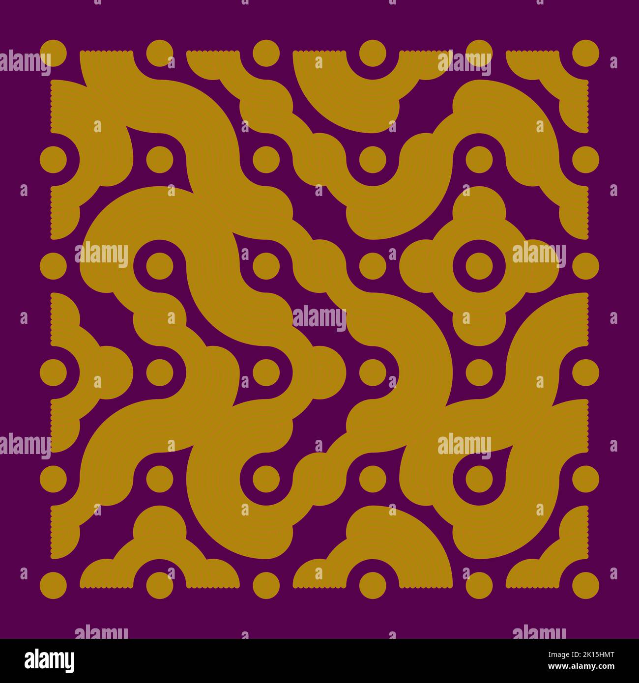Random color rounded truchet tiling illustration Stock Vector Image ...