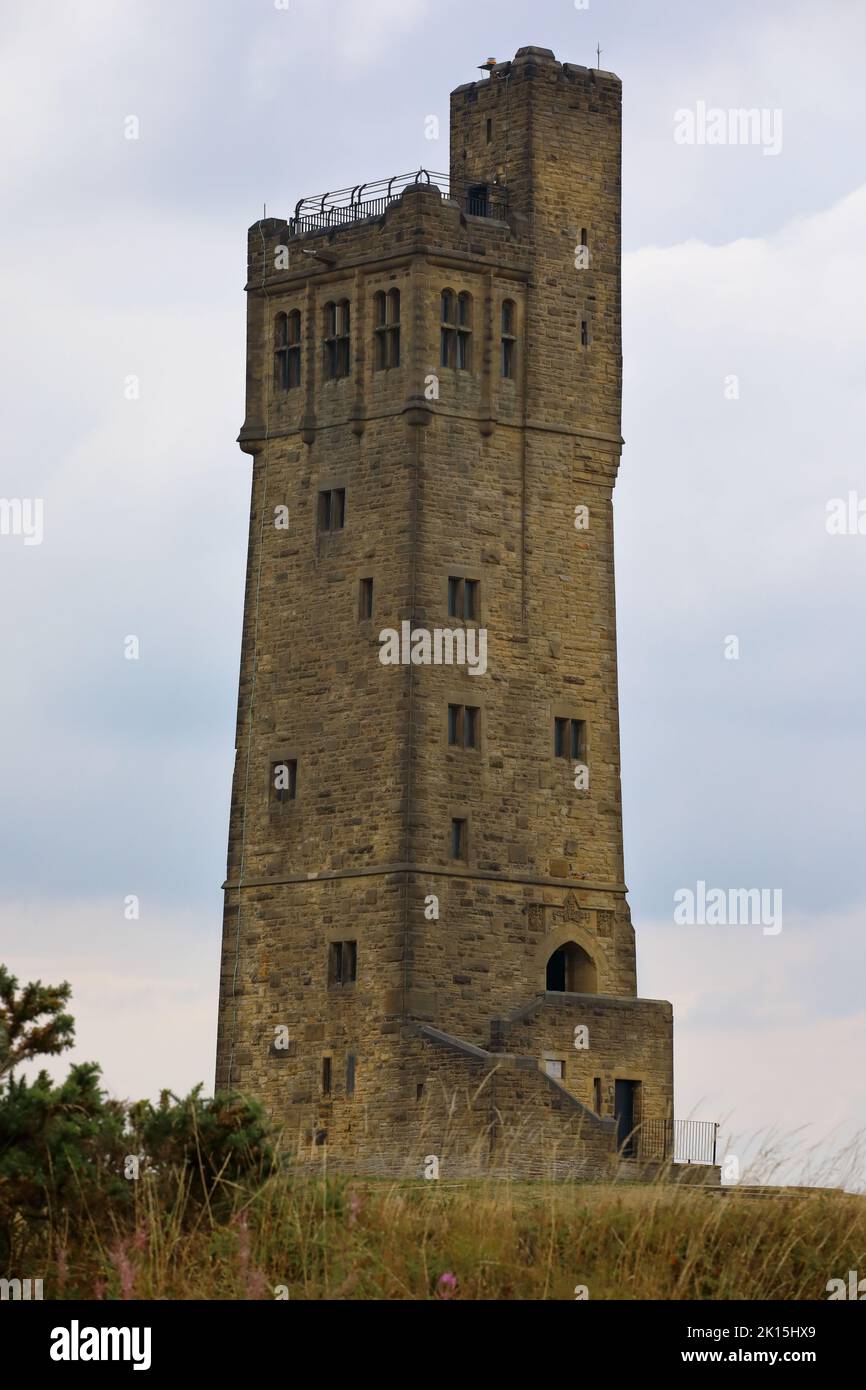 Victoria tower on castle hill Stock Photo - Alamy