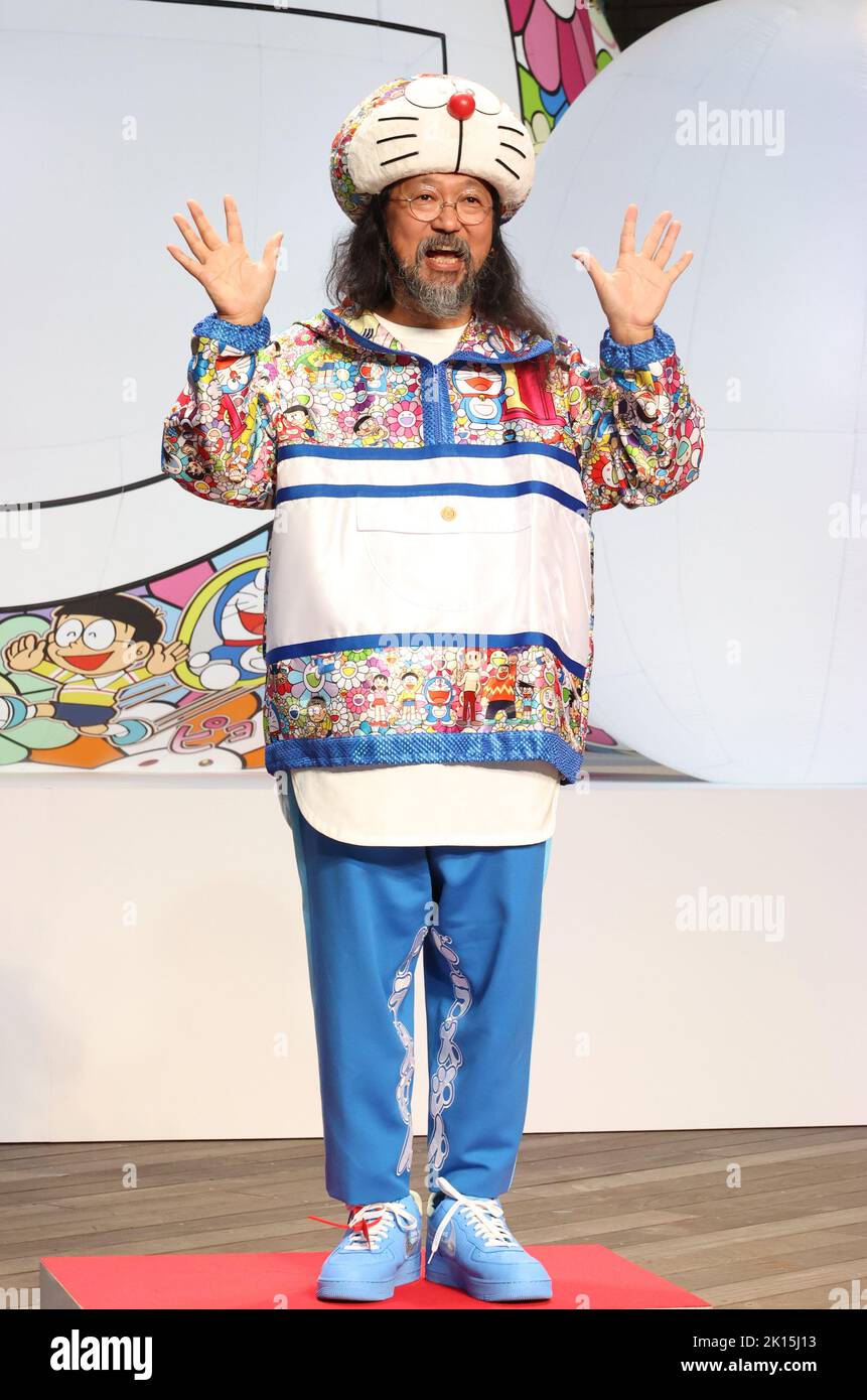 Tokyo, Japan. 15th Sep, 2022. Japanese contemporary artist Takashi ...