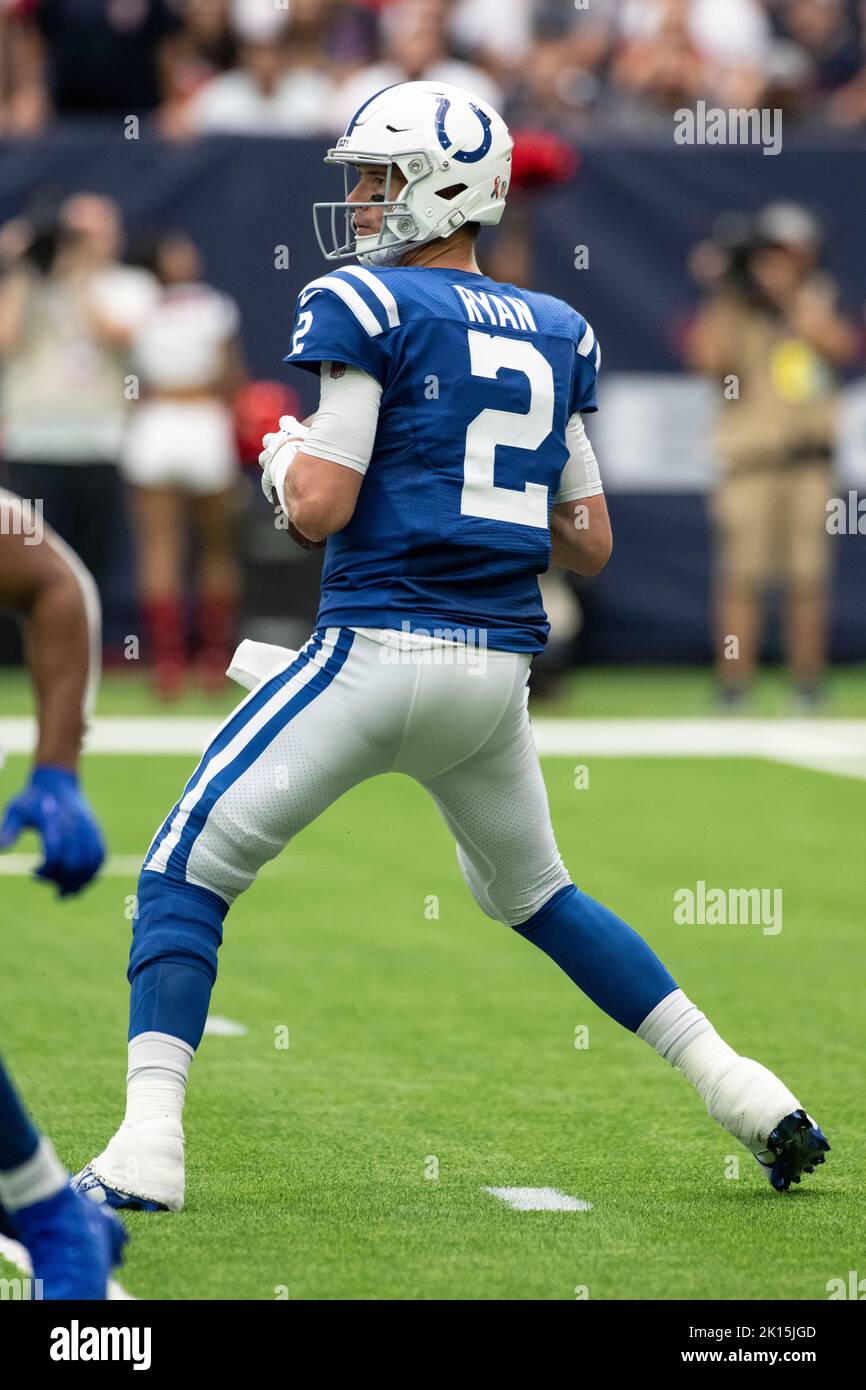 Indianapolis Colts quarterback Matt Ryan (2) drops back to pass during ...