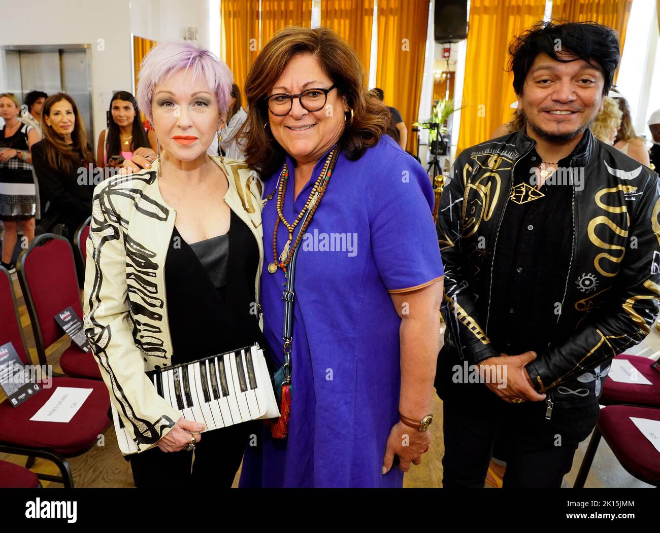 09.14.2022 New York, New YorkCyndi Lauper, Fern Mallis attends the ...