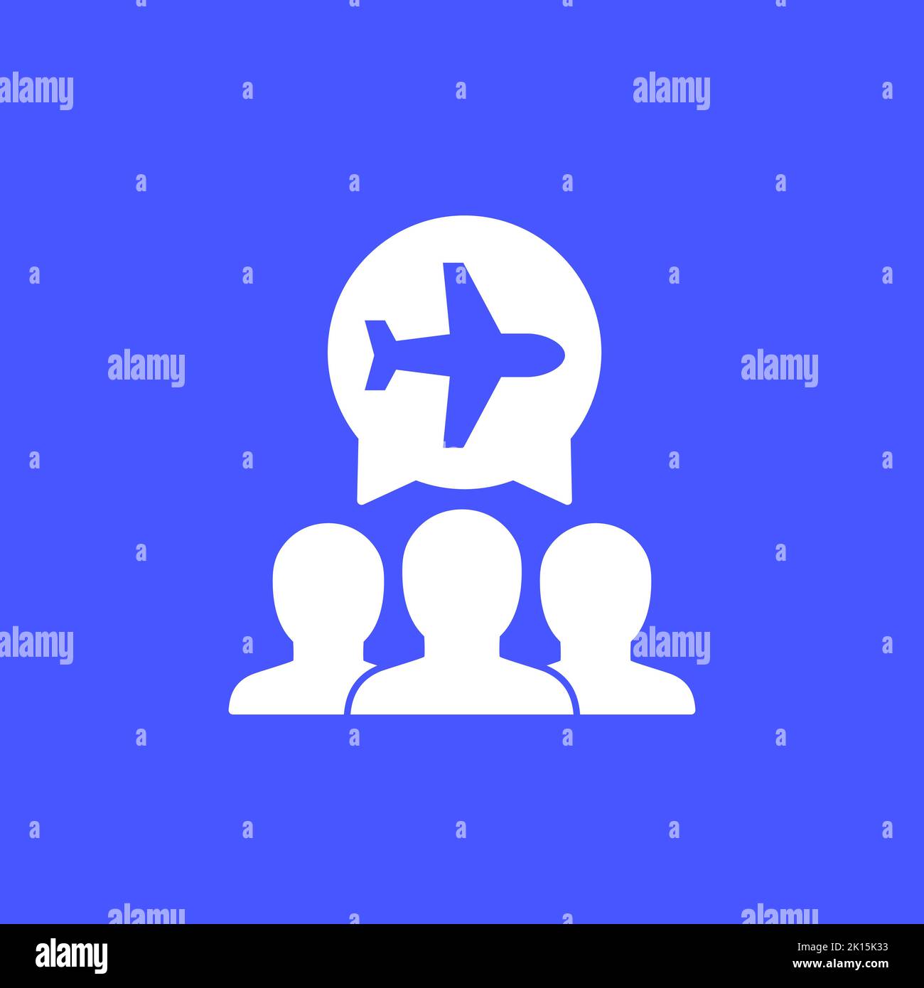airplane and passengers icon, vector Stock Vector Image & Art - Alamy