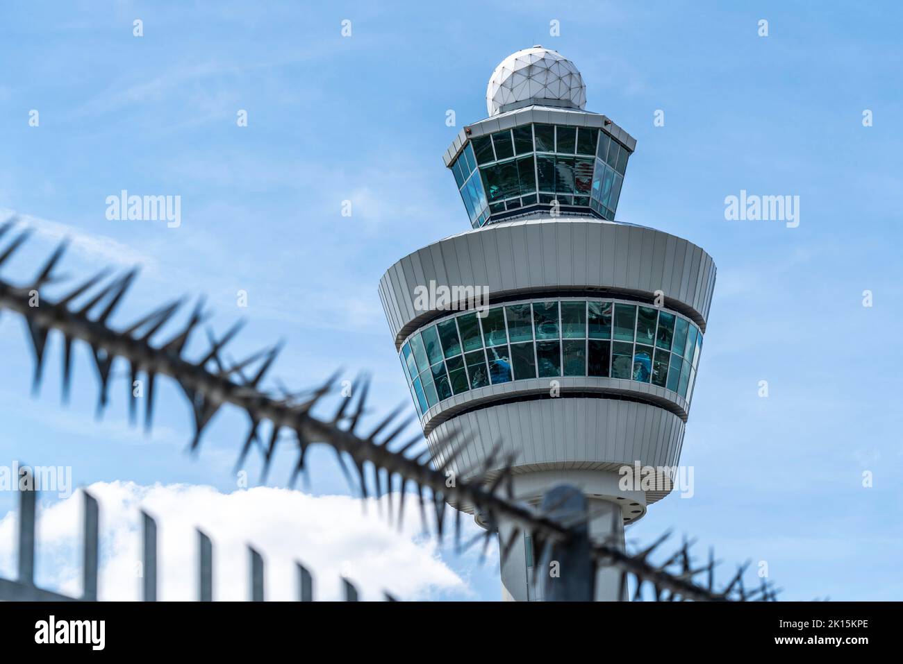 Amsterdam Schiphol Airport, air traffic control tower, radar, safety ...