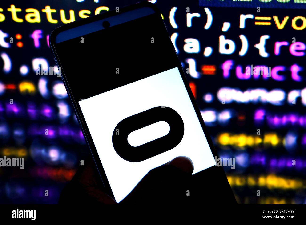 September 15, 2022, India: In this photo illustration, an Oculus ...