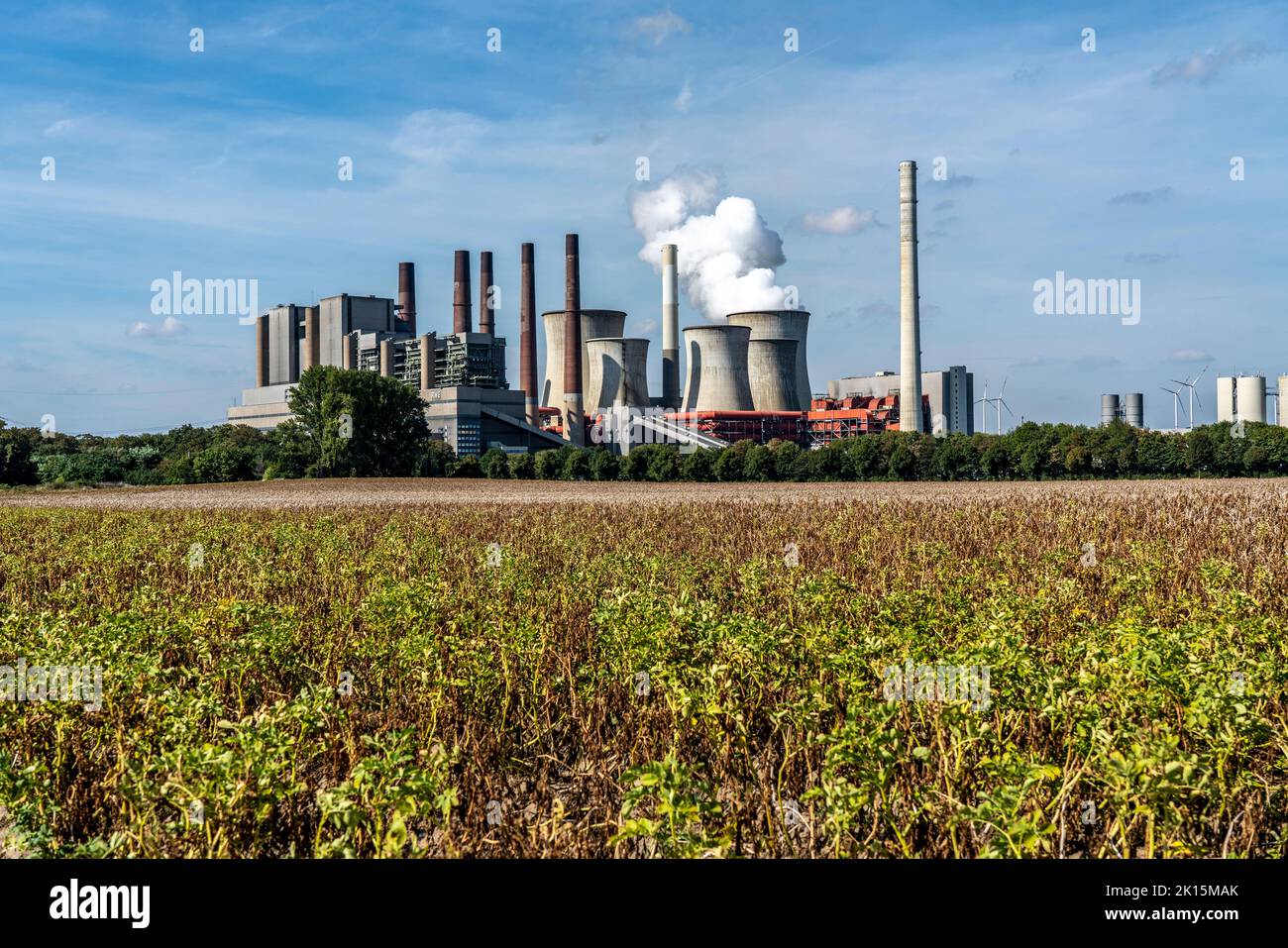 Lignite-fired power plant, RWE Power AG Niederaussem power plant, 2 ...