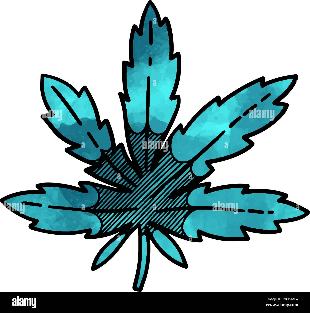 Medical cannabis joint color Cut Out Stock Images & Pictures - Alamy