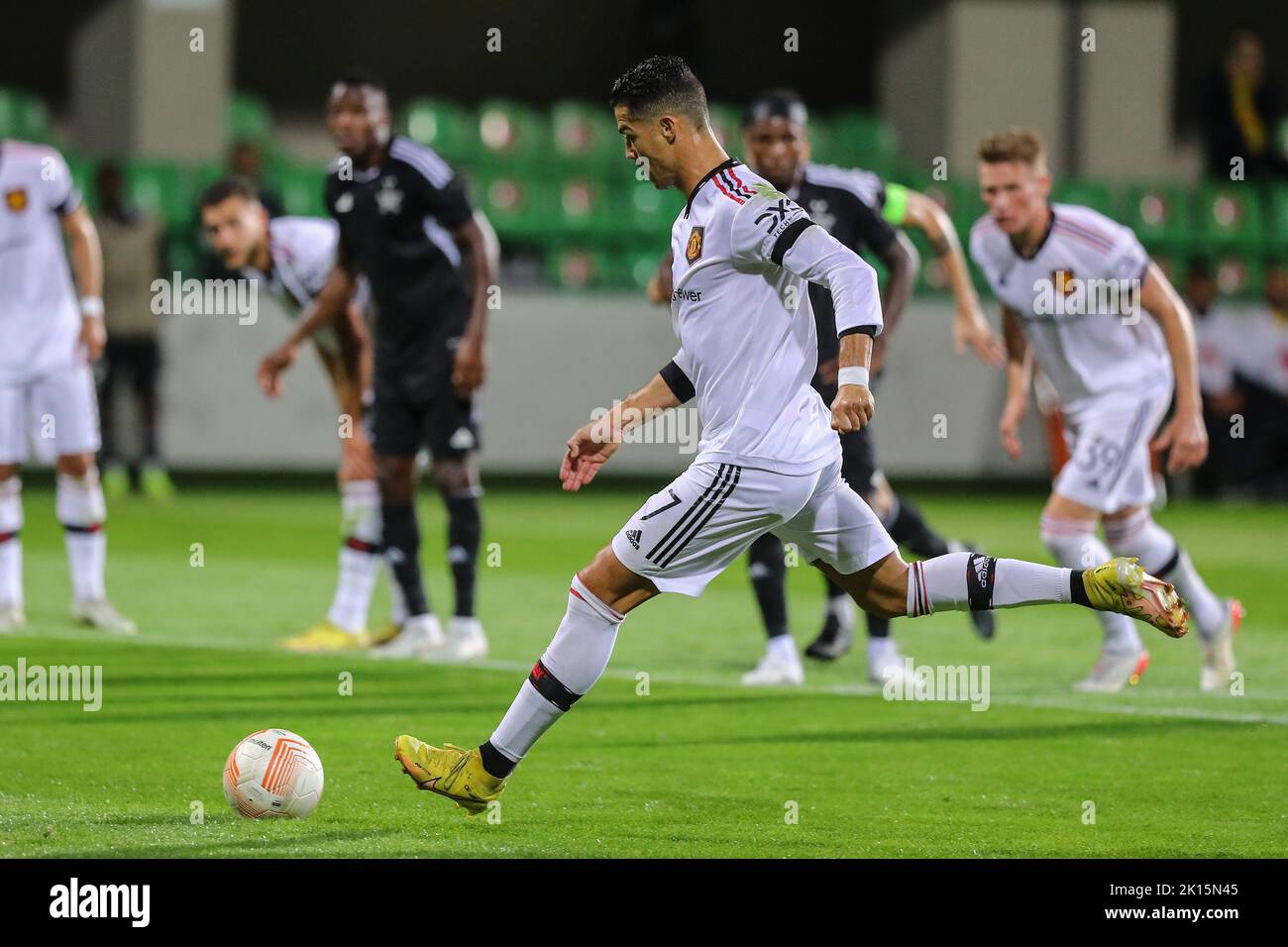 Cristiano Ronaldo Scoring A Goal