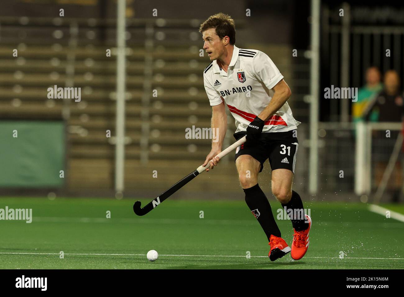 AMSTELVEEN, NETHERLANDS - SEPTEMBER 15: Fergus Kavanagh of Amsterdam H1 ...