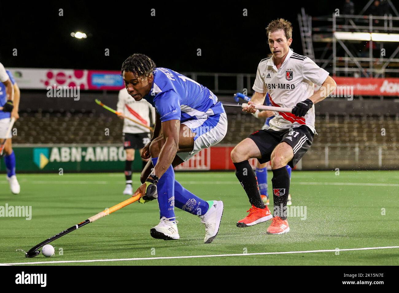 AMSTELVEEN, NETHERLANDS - SEPTEMBER 15: Terrance Pieters of Kampong H1 ...