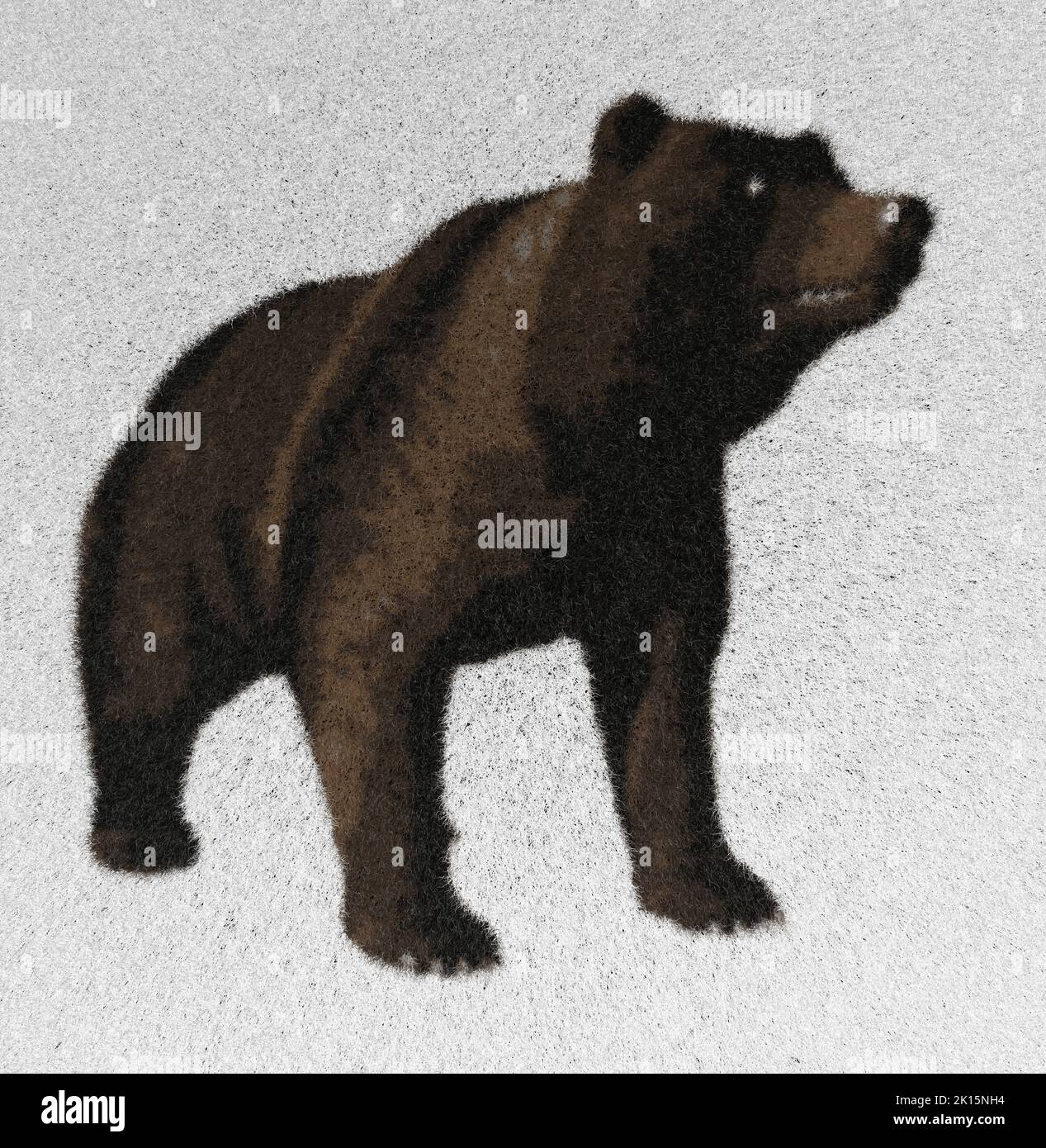 Crinkled, crimped and frizzed, presented to you is a 3D Illustration of ...