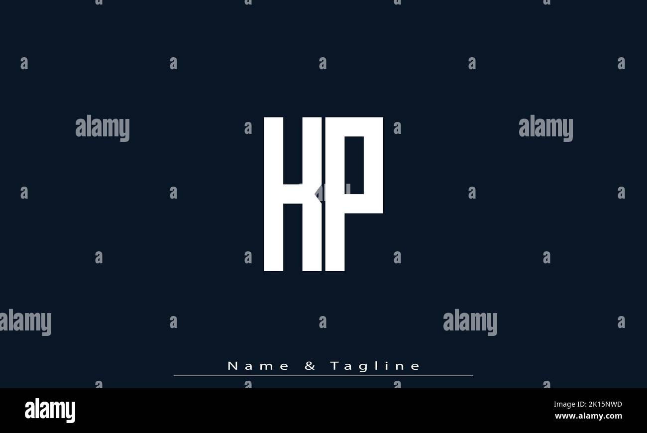 Alphabet letters Initials Monogram logo KP , PK Stock Vector Image & Art - Alamy