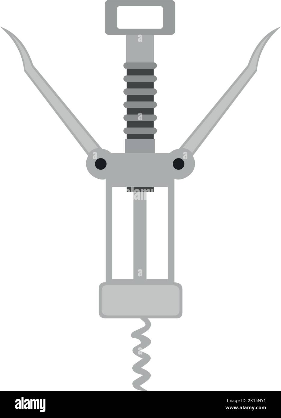 Cartoon corkscrew Black and White Stock Photos & Images - Alamy