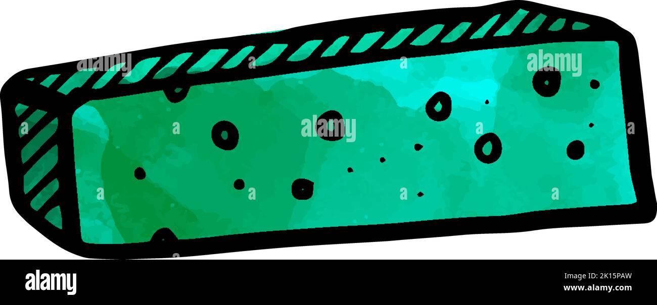 Watercolor style hand drawn mathematics symbol minus sign Stock Vector ...