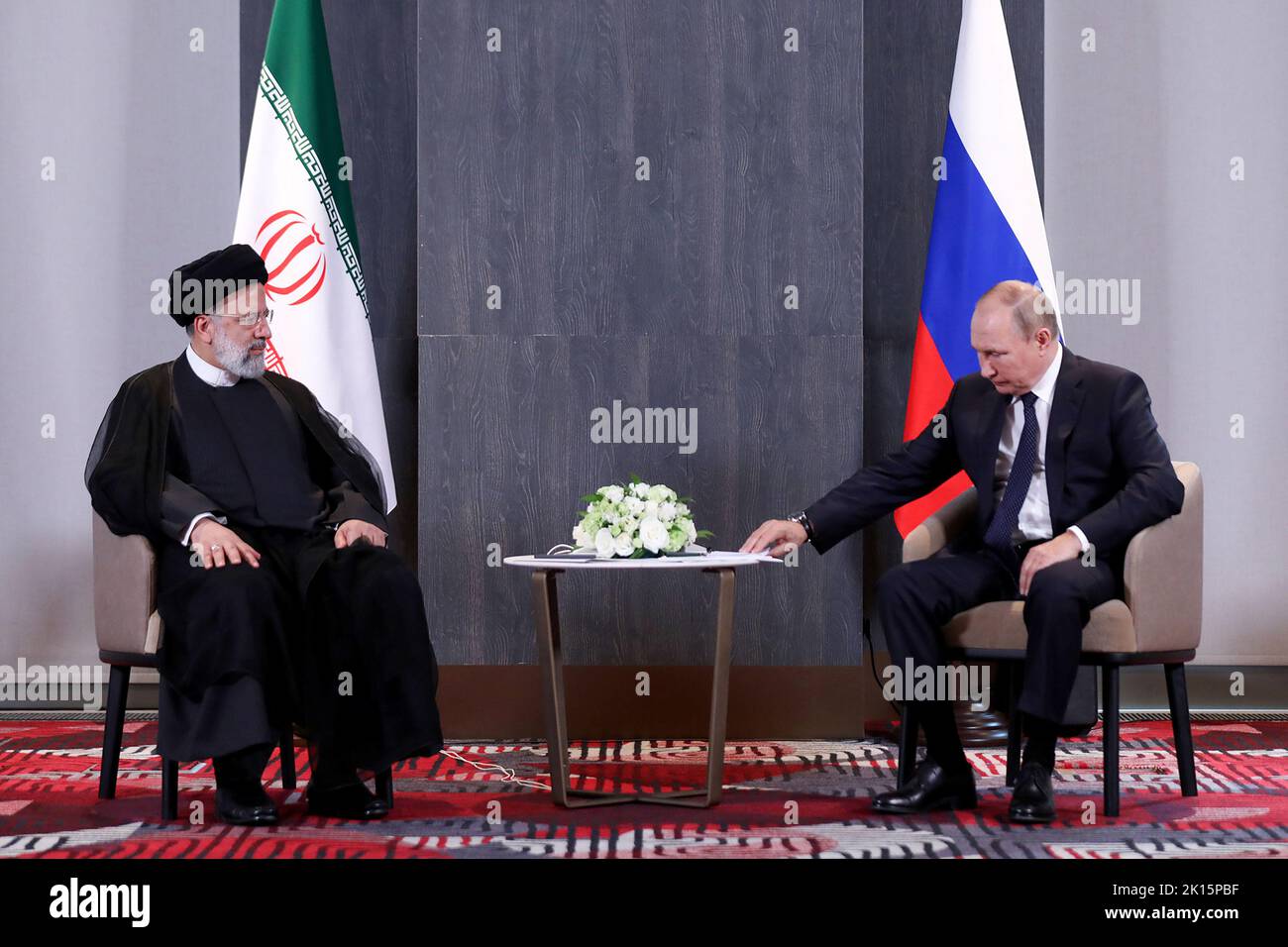 Samarkand, Uzbekistan. 15th Sep, 2022. Russian President Vladimir Putin ...