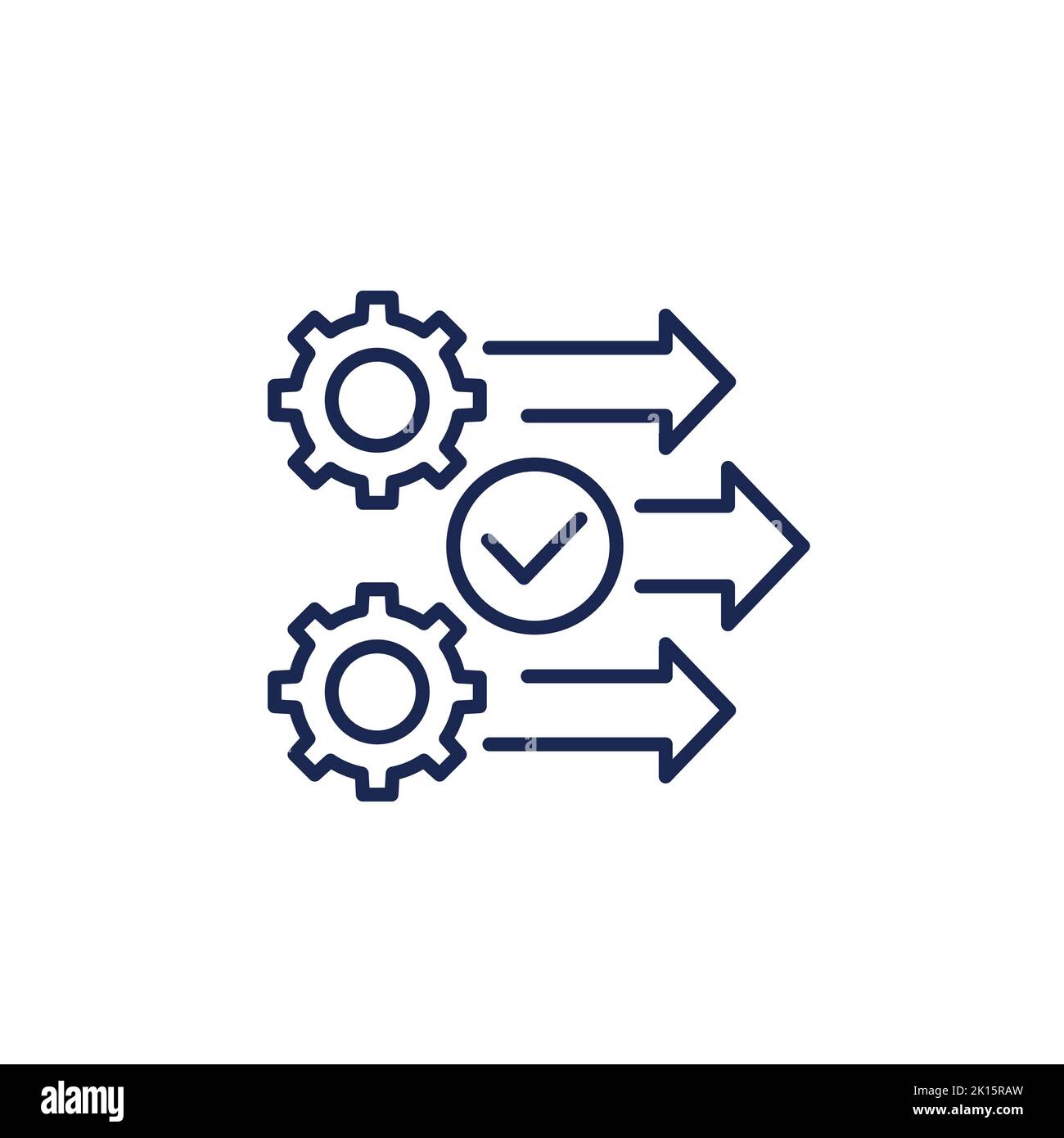 process, operation icon with gears, line vector Stock Vector Image ... process, operation icon with gears, line vector Stock Vector Image ...