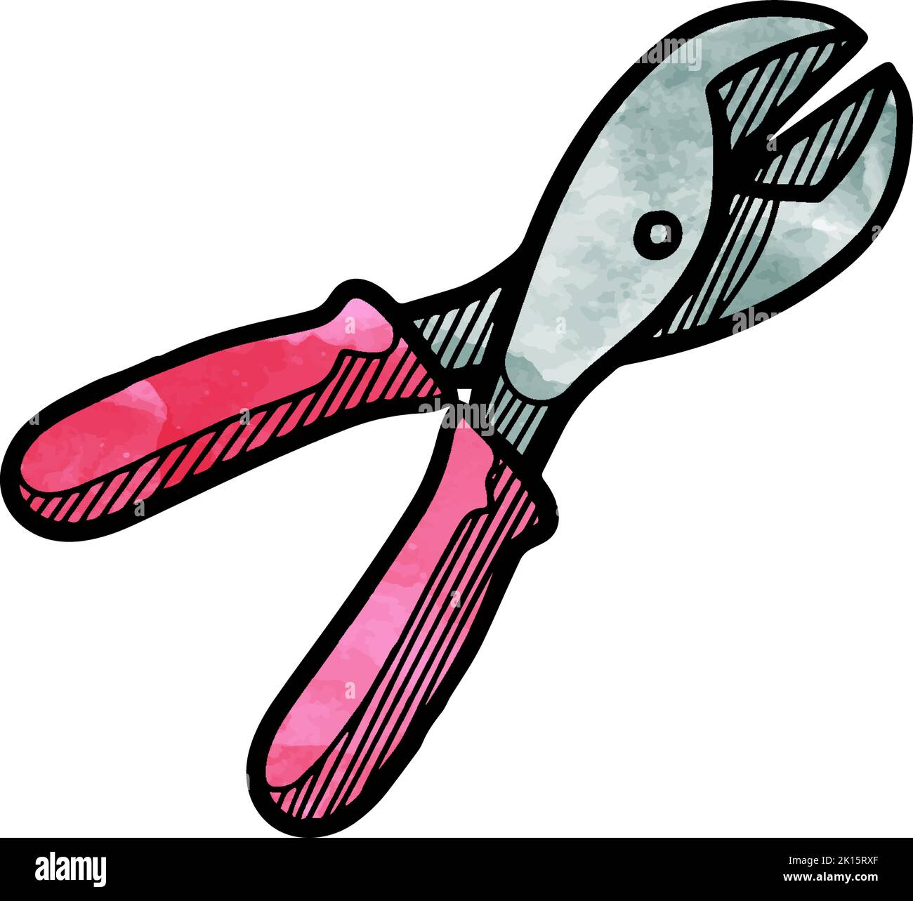 Wire cutter Stock Vector Images - Alamy