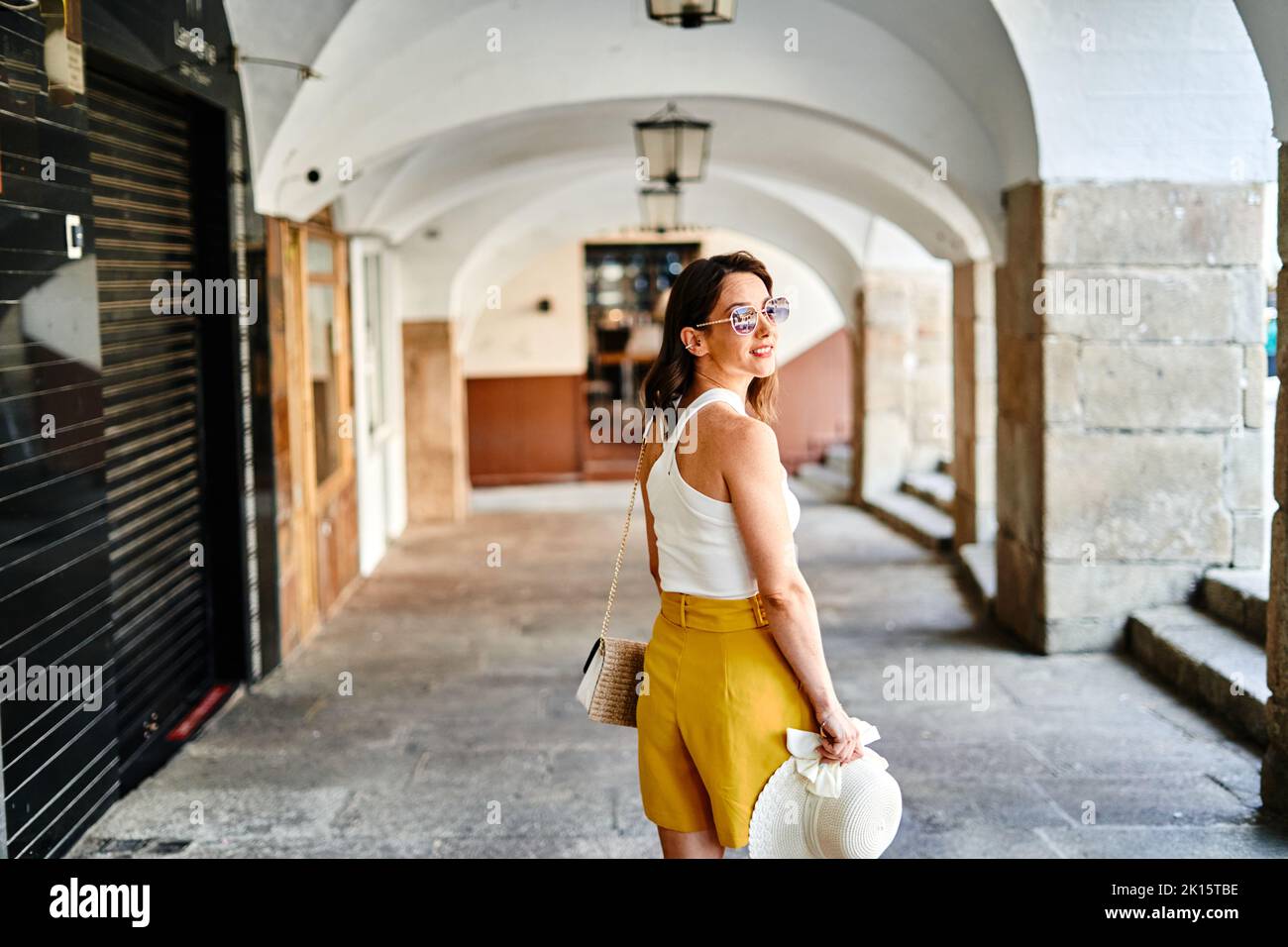 Woman arched back hi-res stock photography and images - Alamy