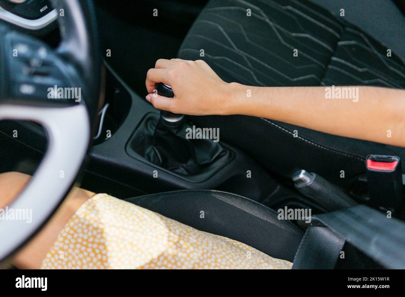 Gear stick woman hi-res stock photography and images - Alamy