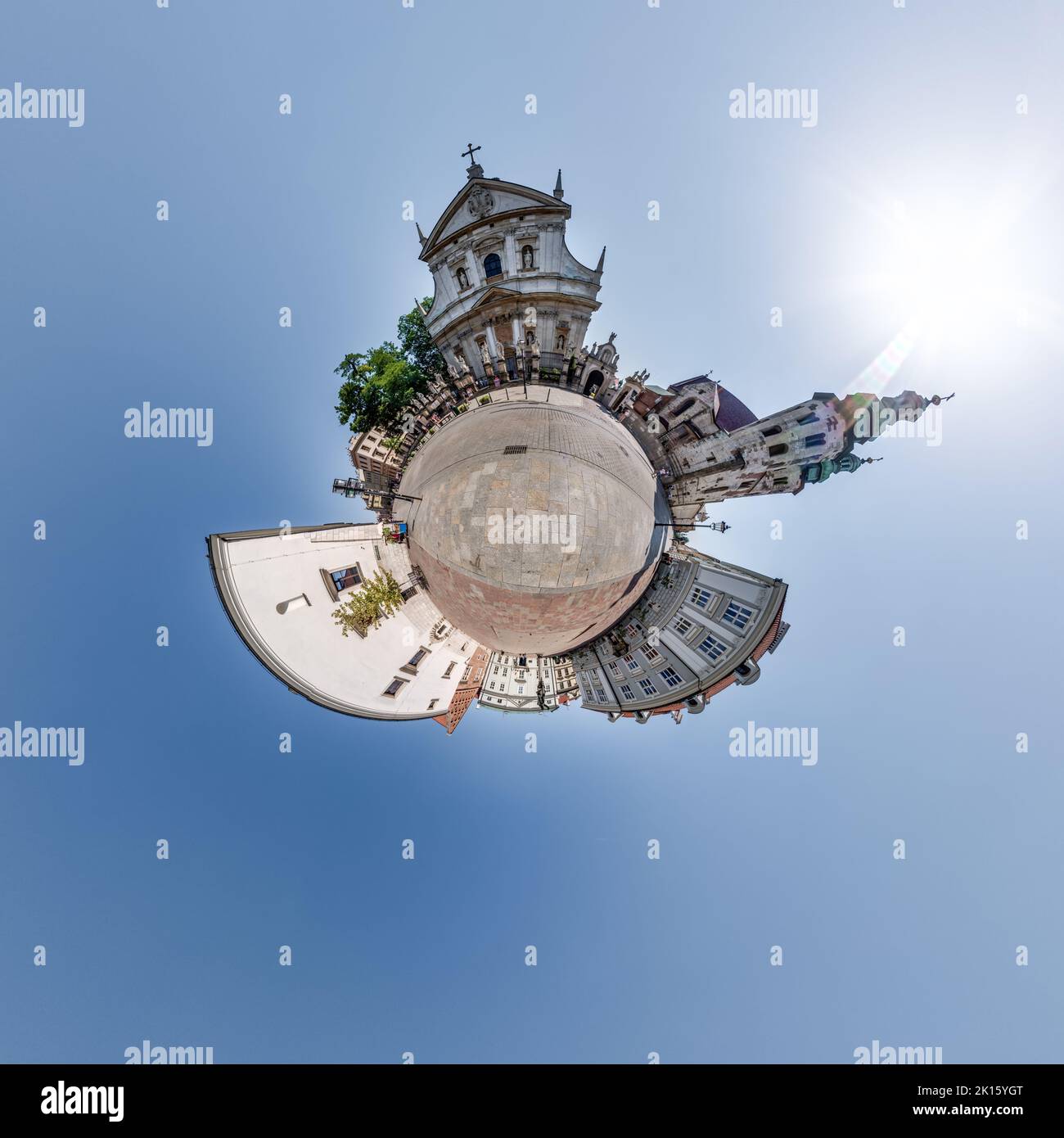 Full panoramic view ancient temple hi-res stock photography and images ...