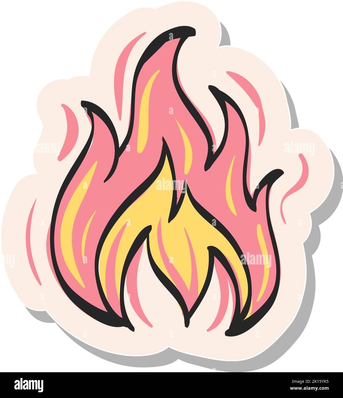 Hand burn paper Stock Vector Images - Alamy