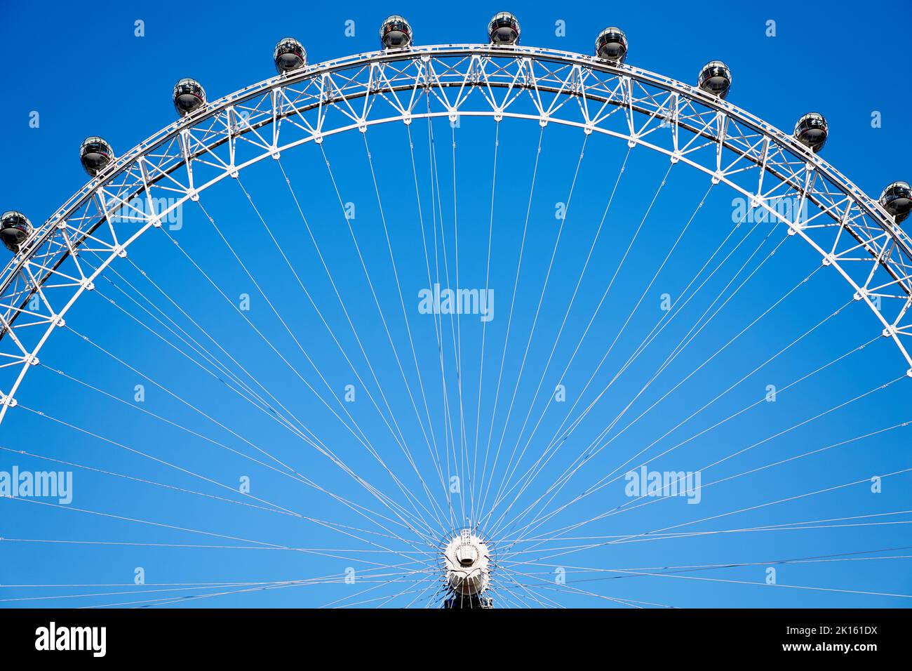 Closeup of the London Eye ferris wheel Stock Photo - Alamy