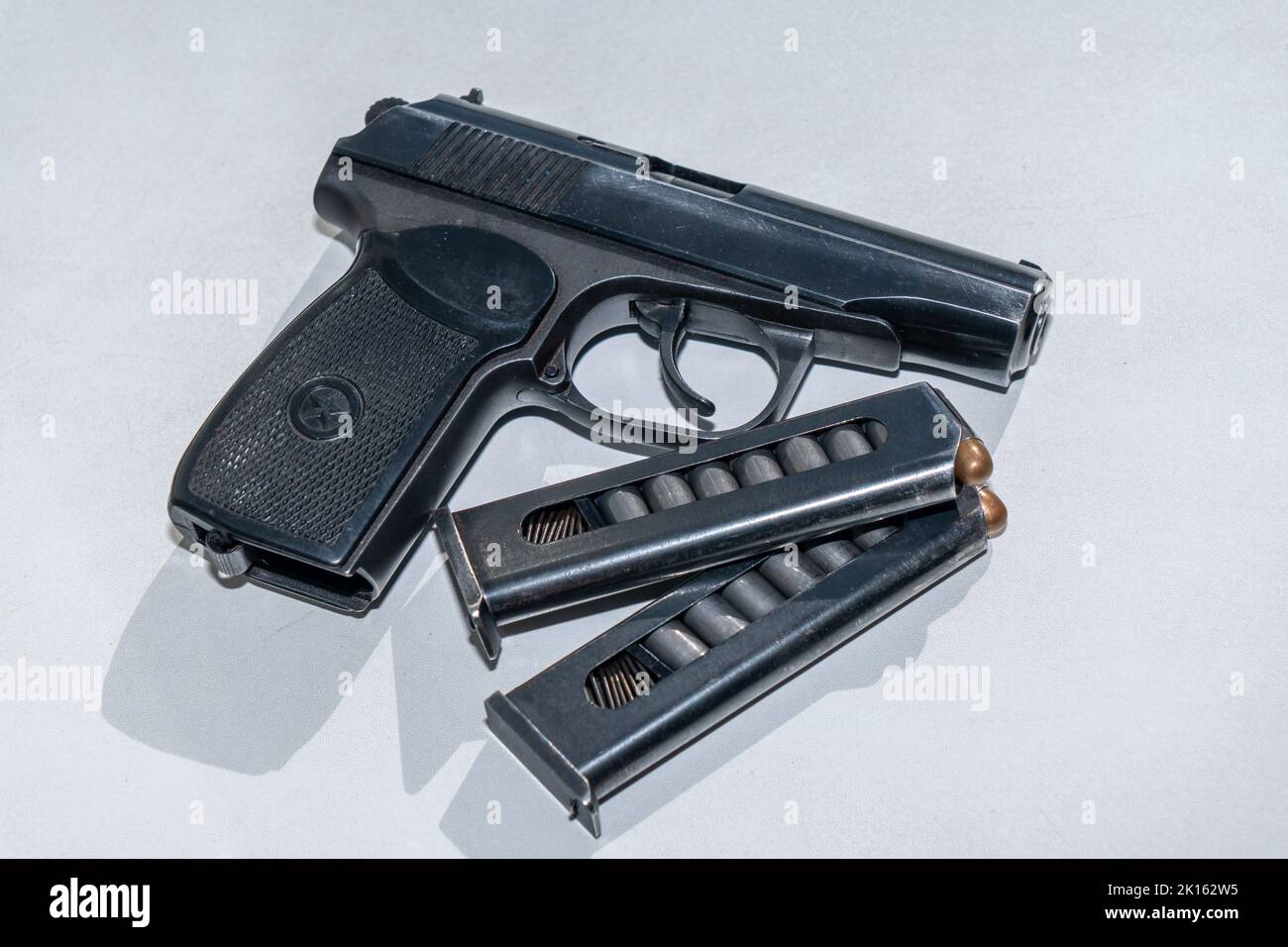 Russian Makarov pistol 9 mm (PM Stock Photo - Alamy