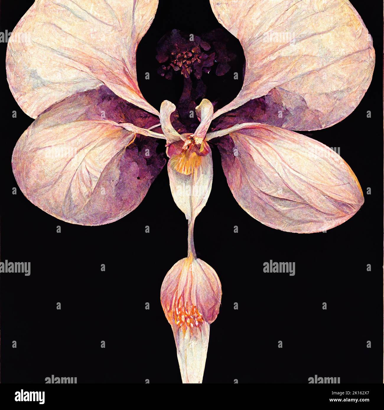 Botanical illustration and orchid hi-res stock photography and images ...