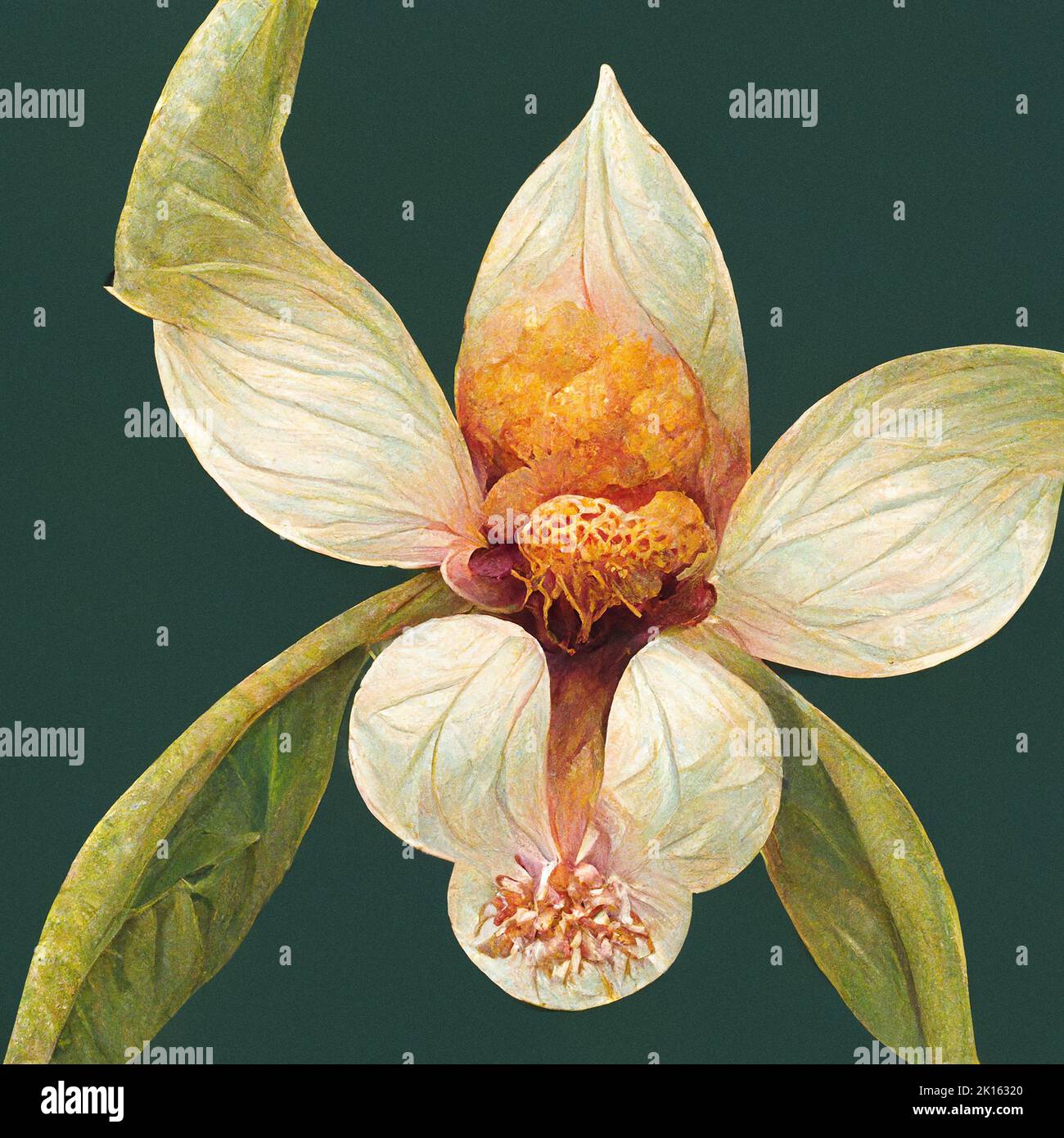 Botanical illustration and orchid hi-res stock photography and images ...