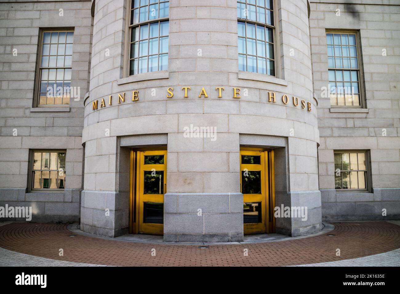 The center of administration in Augusta State Capital, Maine Stock ...