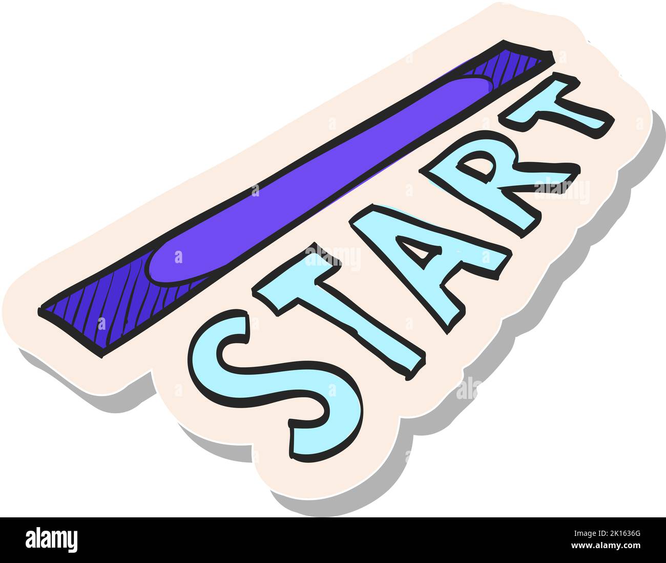 Symbol starting post Stock Vector Images - Alamy