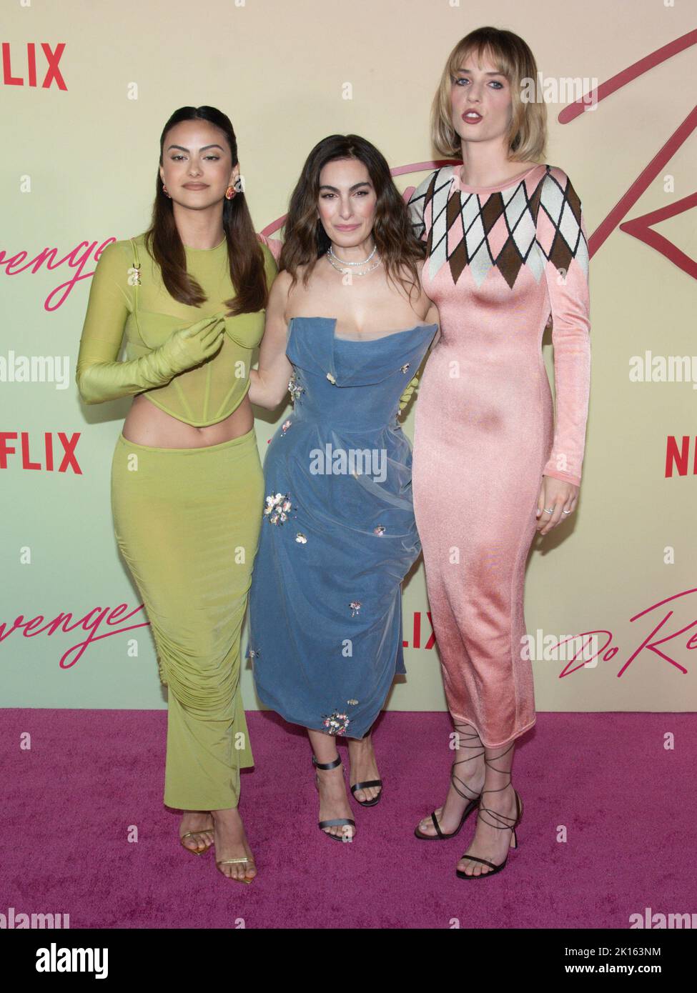 Los Angeles, California, USA. 14th Sep, 2022. (L-R) Camila Mendes, Jenn ...