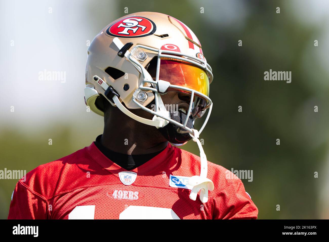 Sep 14, 2022; Santa Clara, California, USA; San Francisco 49ers wide ...