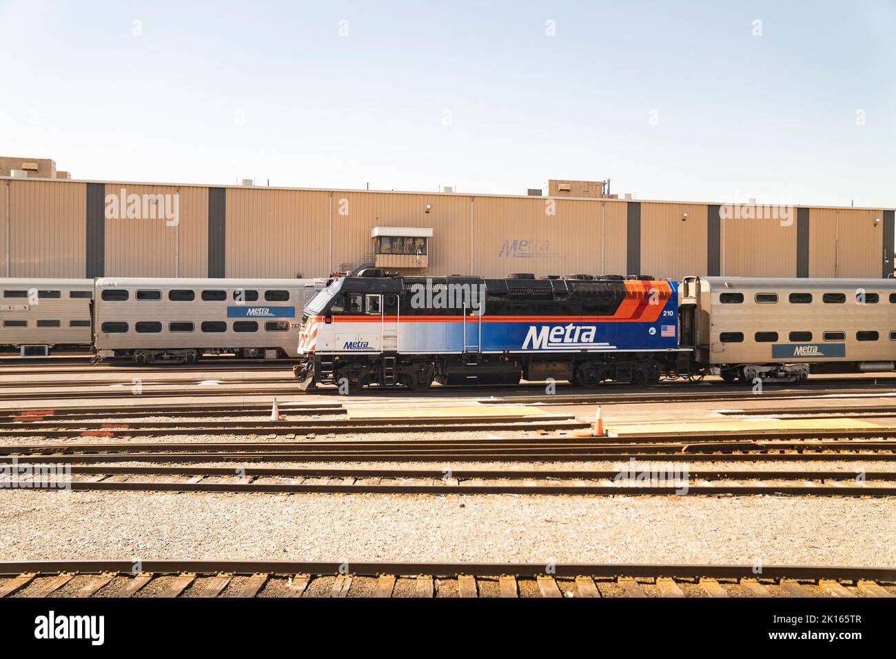 Amtrak trains chicago hi-res stock photography and images - Alamy