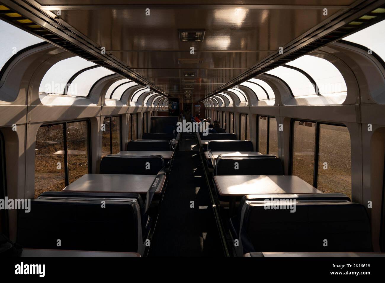 Amtrak's California Zephyr train March 20, 2021. (Photo by Dominick ...