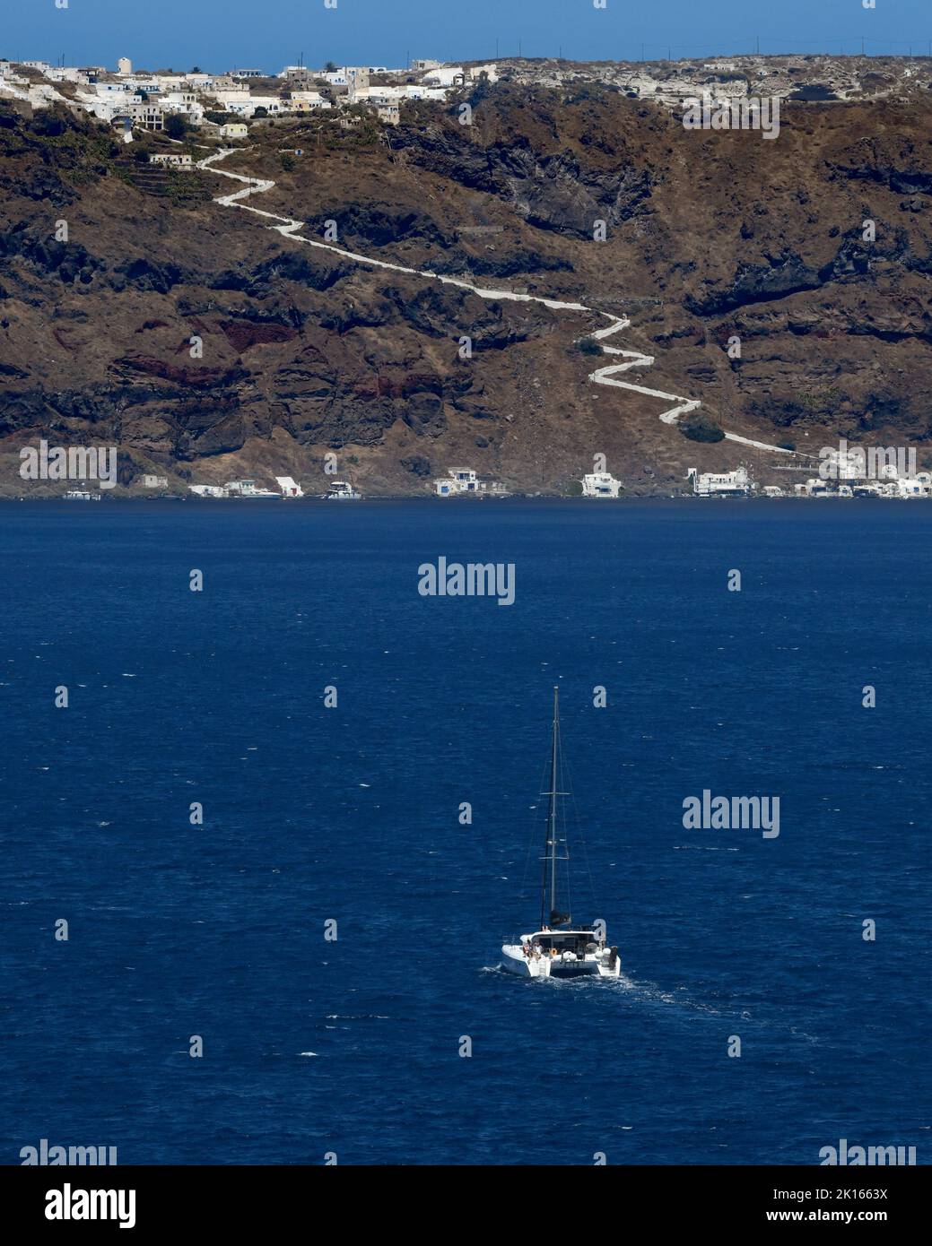 Santorini Greece cliffs & caldera bay Greek islands cruise - Royal ...