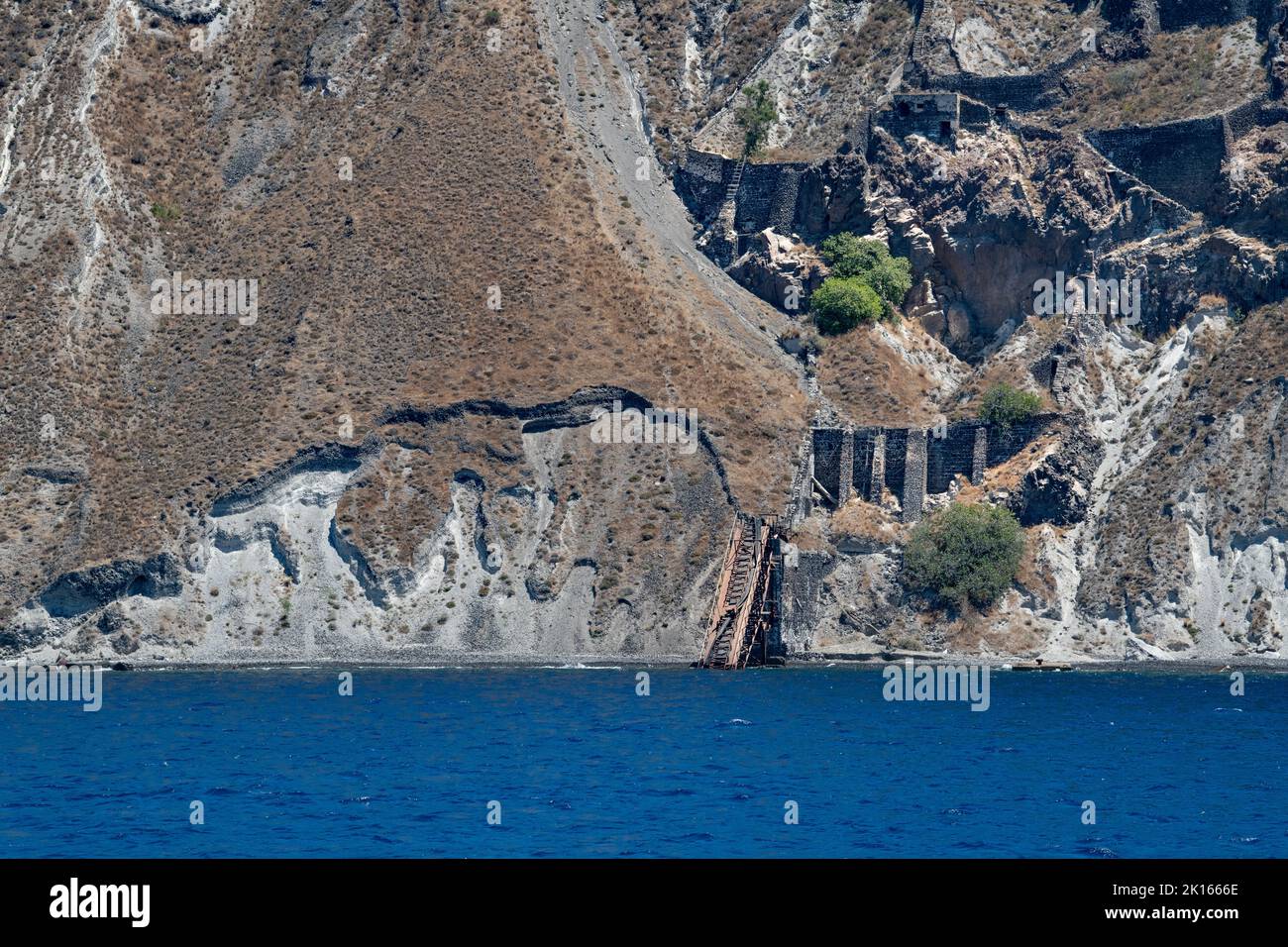 Santorini Greece cliffs & caldera bay Greek islands cruise - Royal ...