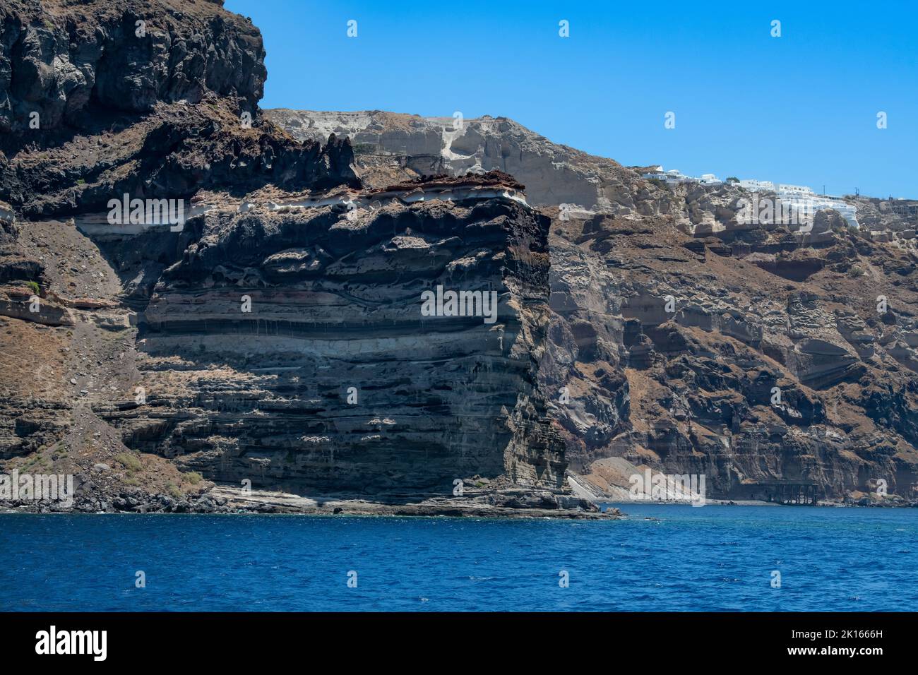 Santorini Greece cliffs & caldera bay Greek islands cruise - Royal ...