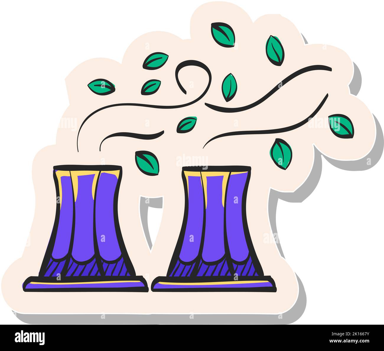 Nuclear contamination cartoon hi-res stock photography and images - Alamy