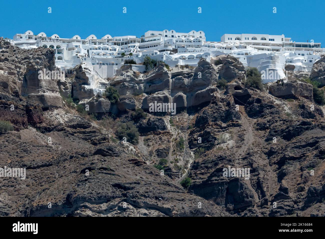 Santorini Greece cliffs & caldera bay Greek islands cruise - Royal ...